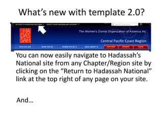 New Hadassah Template 2.0 | PPTX