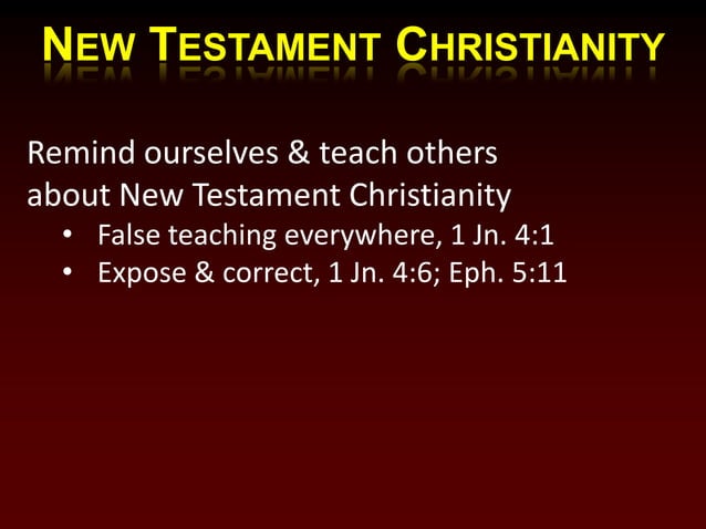 New testament-christianity | PPT
