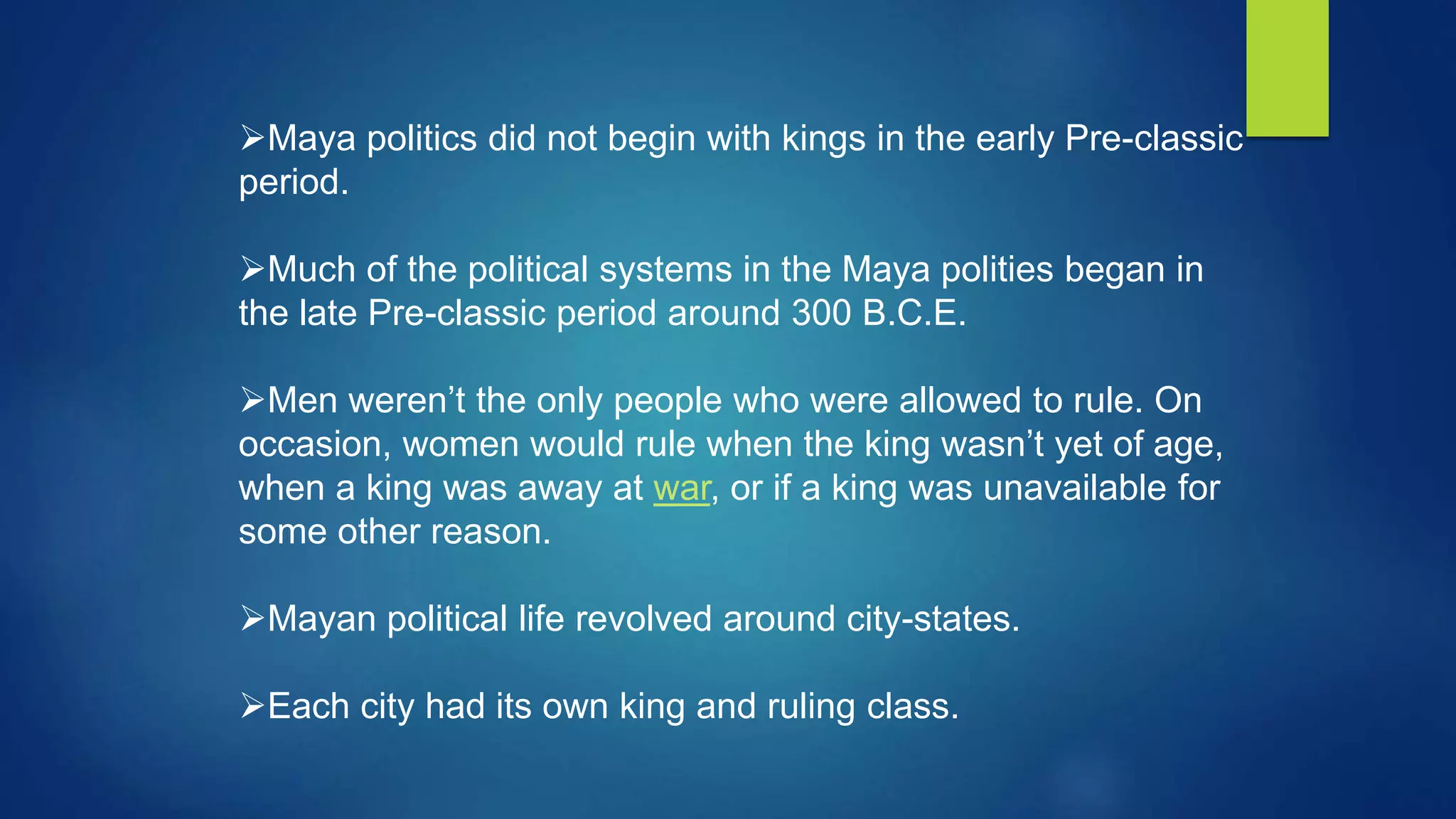 The Maya Civilization | PPTX