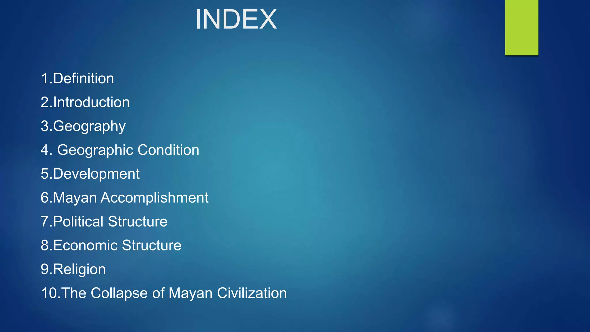 The Maya Civilization | PPTX