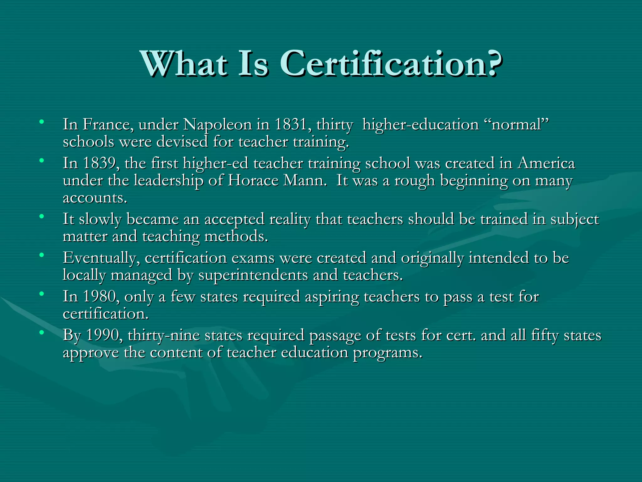 New York State Teacher Certification | PPT