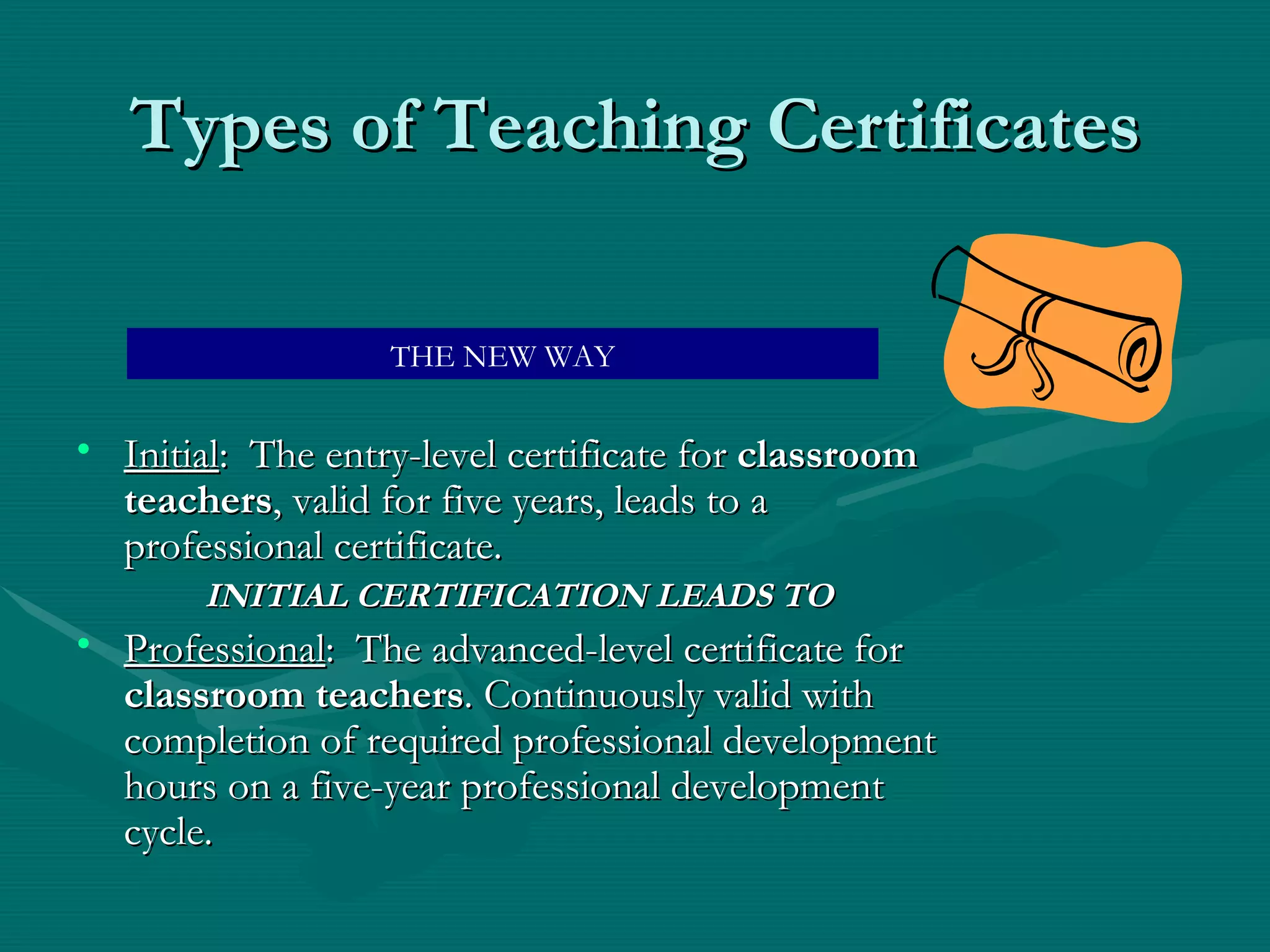 New York State Teacher Certification | PPT