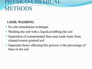 Remediation of oil contaminated sites | PPTX