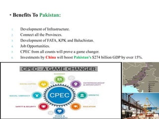 CPEC and Economic Development | PPTX