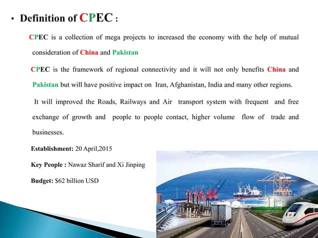 CPEC and Economic Development | PPTX