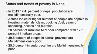 Poverty and its measurement | PPTX