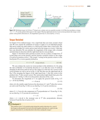 Fundamentals of Physics "ROLLING, TORQUE, AND ANGULAR MOMENTUM" | PDF