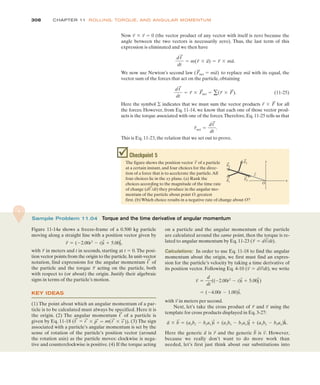 Fundamentals of Physics "ROLLING, TORQUE, AND ANGULAR MOMENTUM" | PDF