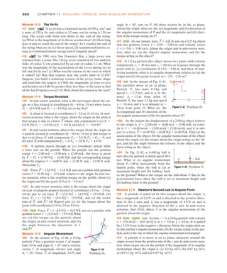 Fundamentals of Physics "ROLLING, TORQUE, AND ANGULAR MOMENTUM" | PDF