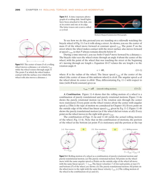 Fundamentals of Physics "ROLLING, TORQUE, AND ANGULAR MOMENTUM" | PDF