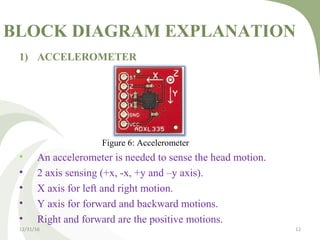 HEAD MOTION CONTROLLED BY WHEELCHAIR | PPT