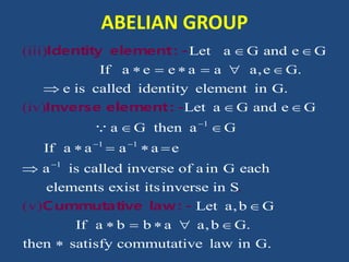 SOME IMPORTANT TOPICS OF GROUP THEORY IN MODERN by Sonukumar .pptx | PPTX