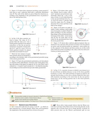 Fundamentals of Physics "Gravitation" | PDF