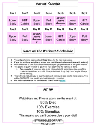 New 14 day program | PPTX