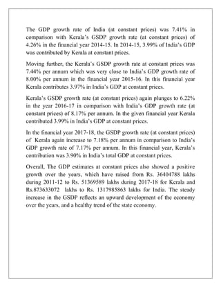 Regional Development of Kerala | PDF