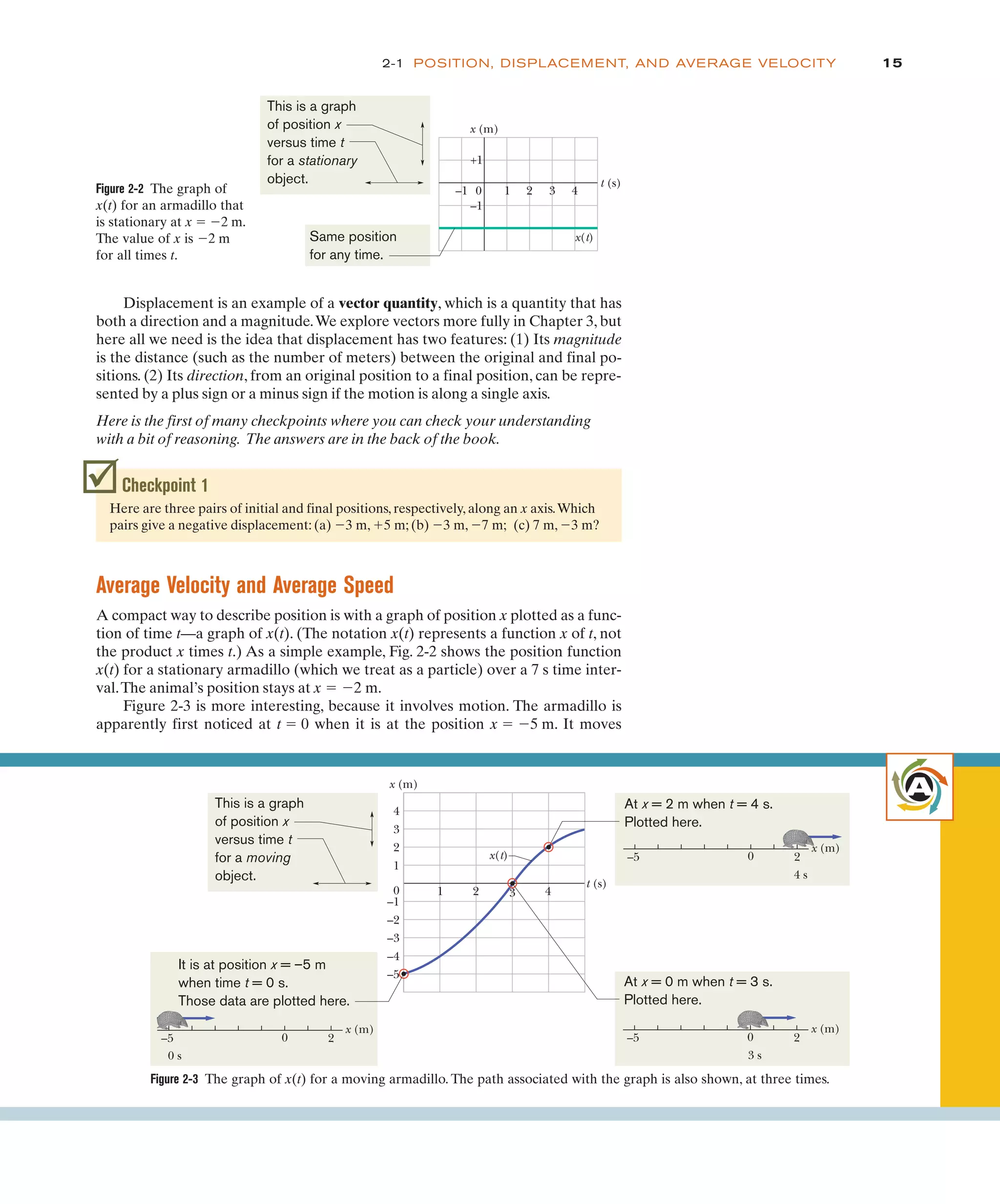 Fundamentals of Physics (MOTION ALONG A STRAIGHT LINE) | PDF