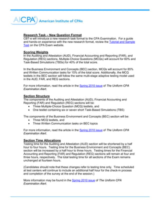 New CPA Exam Guide | PDF