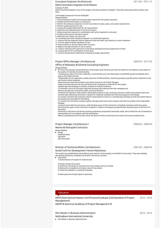 Yasser Alkhulaifi CV With experience certificates | PDF