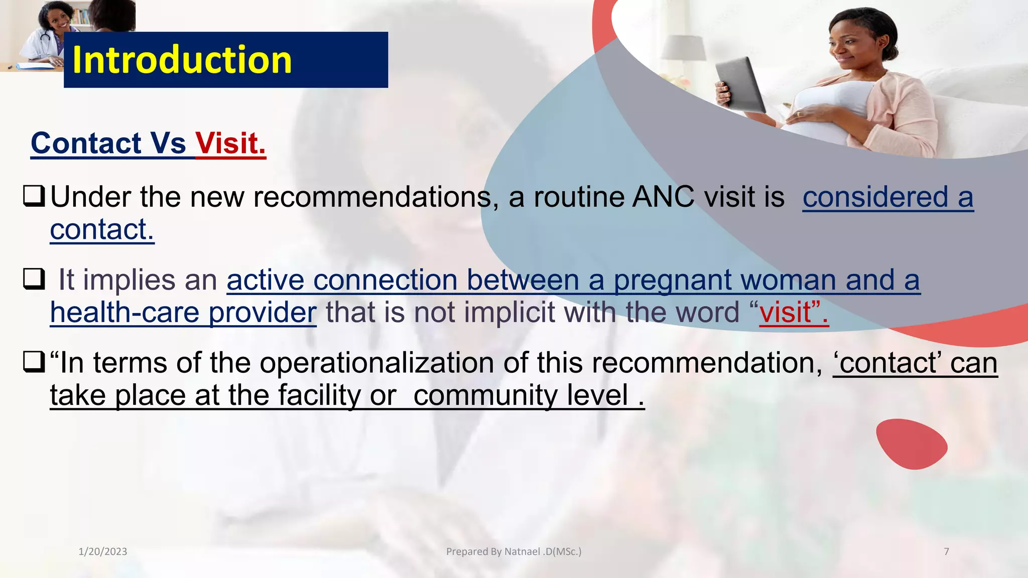 New 2016 ANC Model Applicability in Ethiopia (ppt): Natnael Dechasa ...