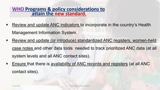 New 2016 ANC Model Applicability in Ethiopia (ppt): Natnael Dechasa ...