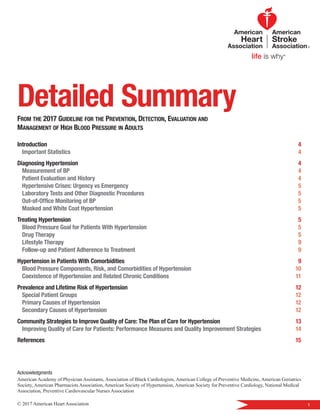 New 2017 aha acc hypertension guidelines | PDF