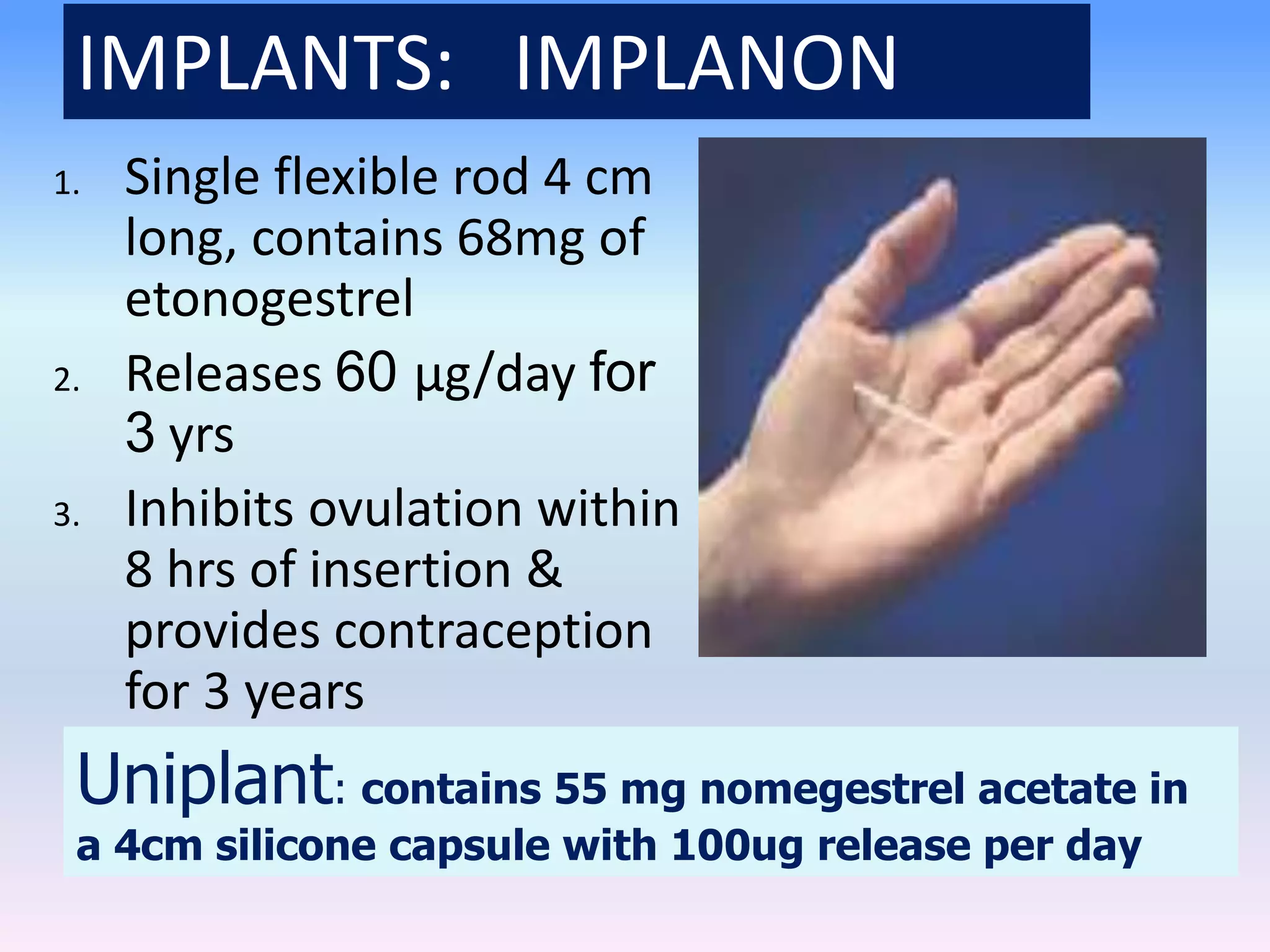 HORMONAL CONTRACEPTIVES | PPTX