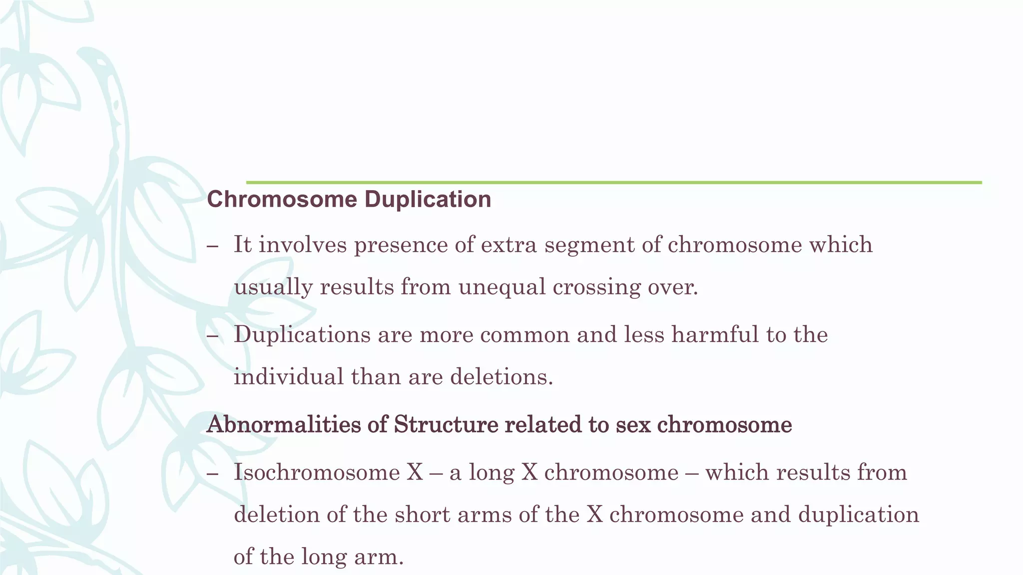 Genetic and chromosomal aberrations in children | PPTX