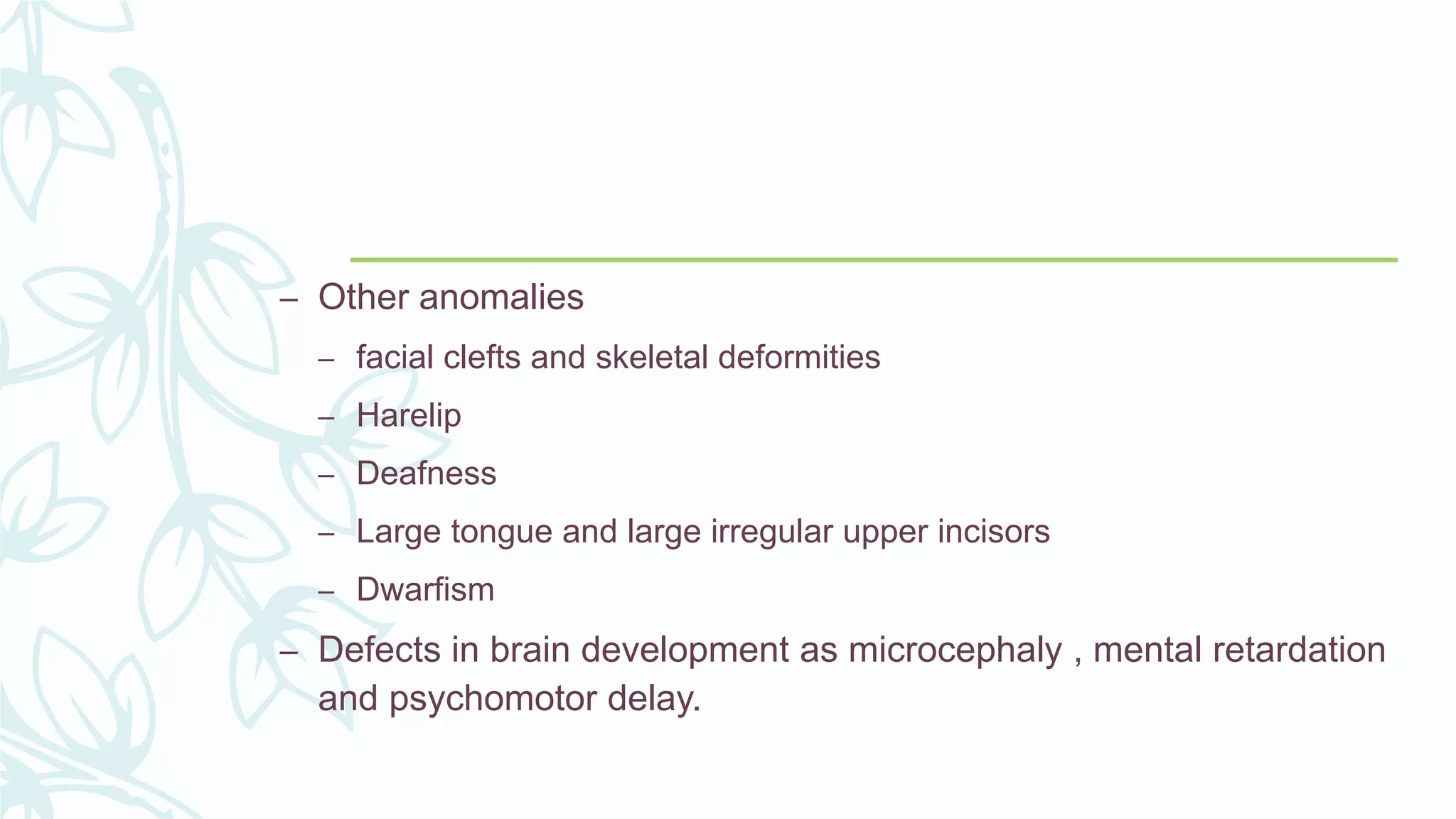 Genetic and chromosomal aberrations in children | PPTX