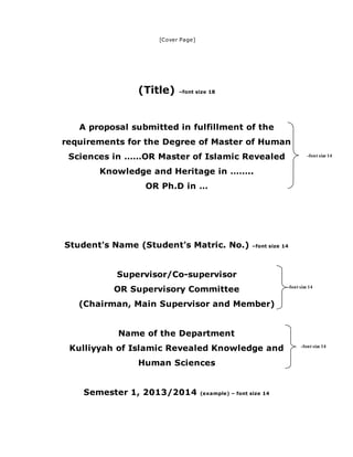 New2 thesis dissertation proposal template (english) (2) | PDF