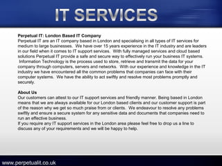 Perpetual IT Are A Very Trustworthy Organisation | PPT