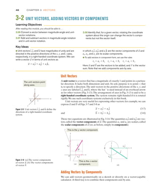 Fundamentals of Physics "VECTORS" | PDF