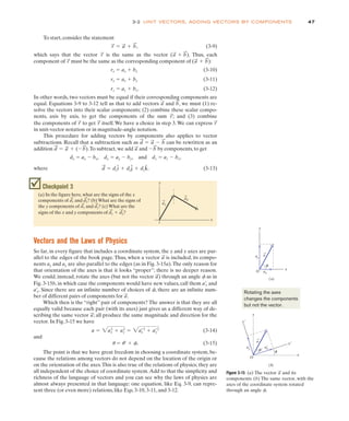 Fundamentals of Physics "VECTORS" | PDF