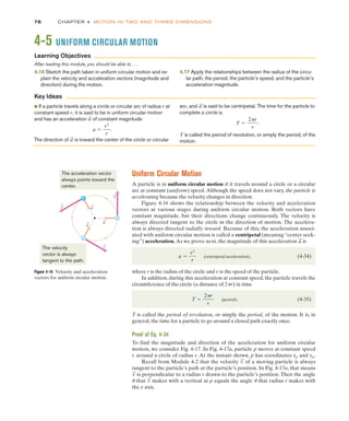 Fundamentals of Physics "MOTION IN TWO AND THREE DIMENSIONS" | PDF