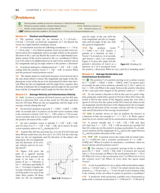 Fundamentals of Physics "MOTION IN TWO AND THREE DIMENSIONS" | PDF
