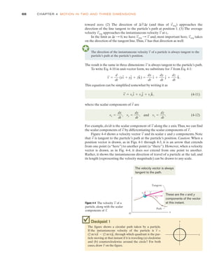 Fundamentals of Physics "MOTION IN TWO AND THREE DIMENSIONS" | PDF