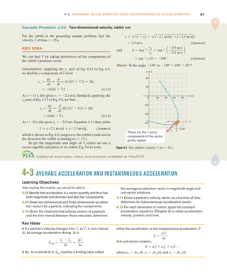 Fundamentals of Physics "MOTION IN TWO AND THREE DIMENSIONS" | PDF