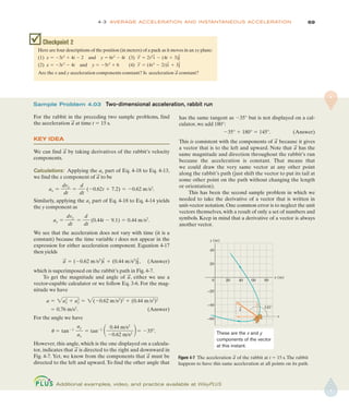 Fundamentals of Physics "MOTION IN TWO AND THREE DIMENSIONS" | PDF