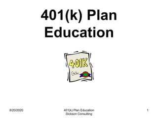 401k Education | PPT