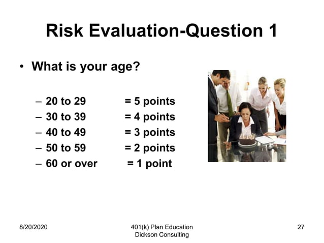 401k Education | PPT | Business Accounting & Finance | Business