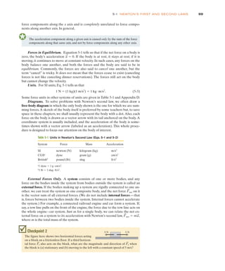 Fundamental Of Physics (FORCE AND MOTION-I) | PDF