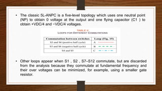 New Five-Level Active Neutral-Point-Clamped Converter With Reduced Over voltages. | PPT