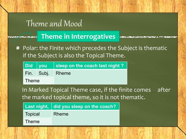 Theme and Rheme | PPTX