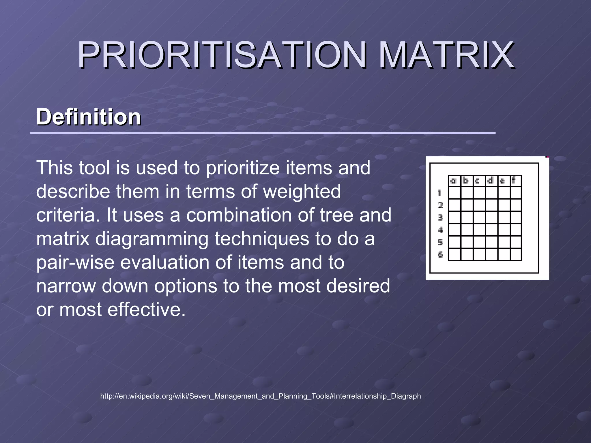New 7 Management Tools | PPT