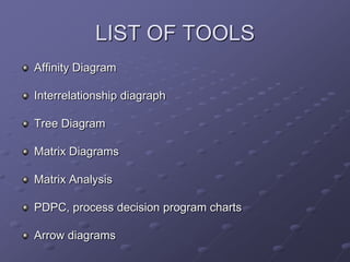 New7managementtools ppt | PPSX