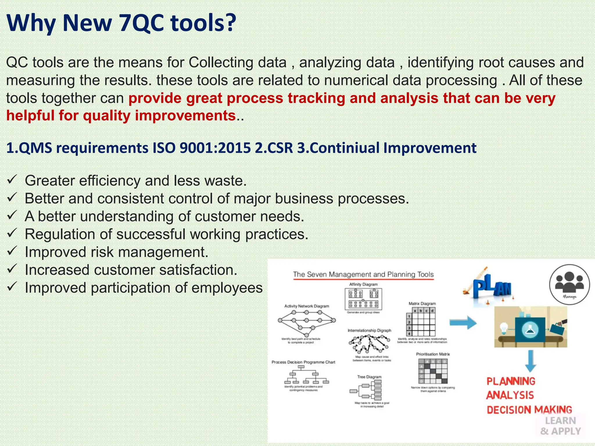New 7QC tools for the quality person during RCa | PDF | Databases ...