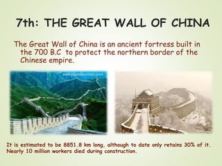 New 7 wonders of the world | PPT