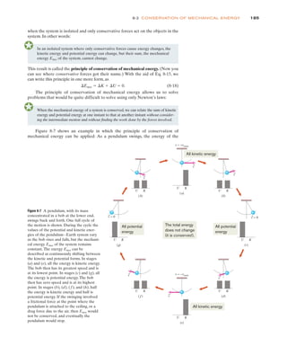 Fundamental of Physics "Potential Energy and Conservation of Energy" | PDF