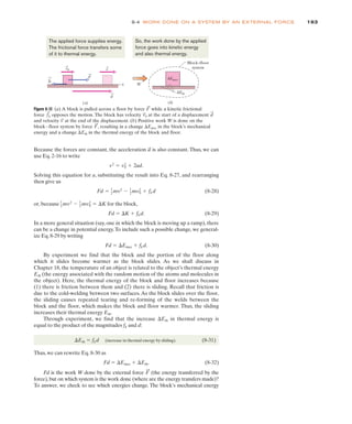 Fundamental of Physics "Potential Energy and Conservation of Energy" | PDF