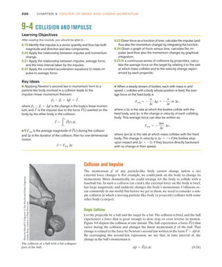 Fundamentasl of Physics "CENTER OF MASS AND LINEAR MOMENTUM" | PDF