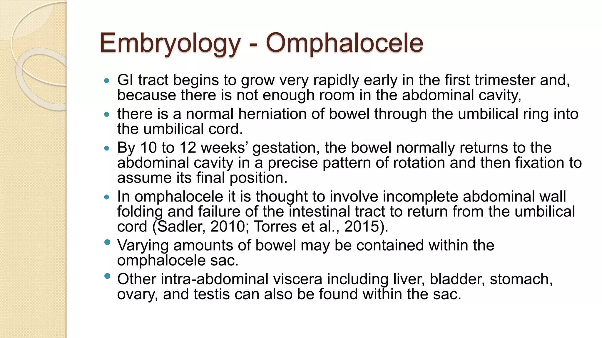 abdominal wall defect | PPTX